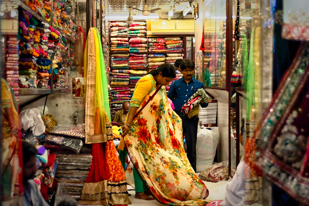 Saree Market in Delhi